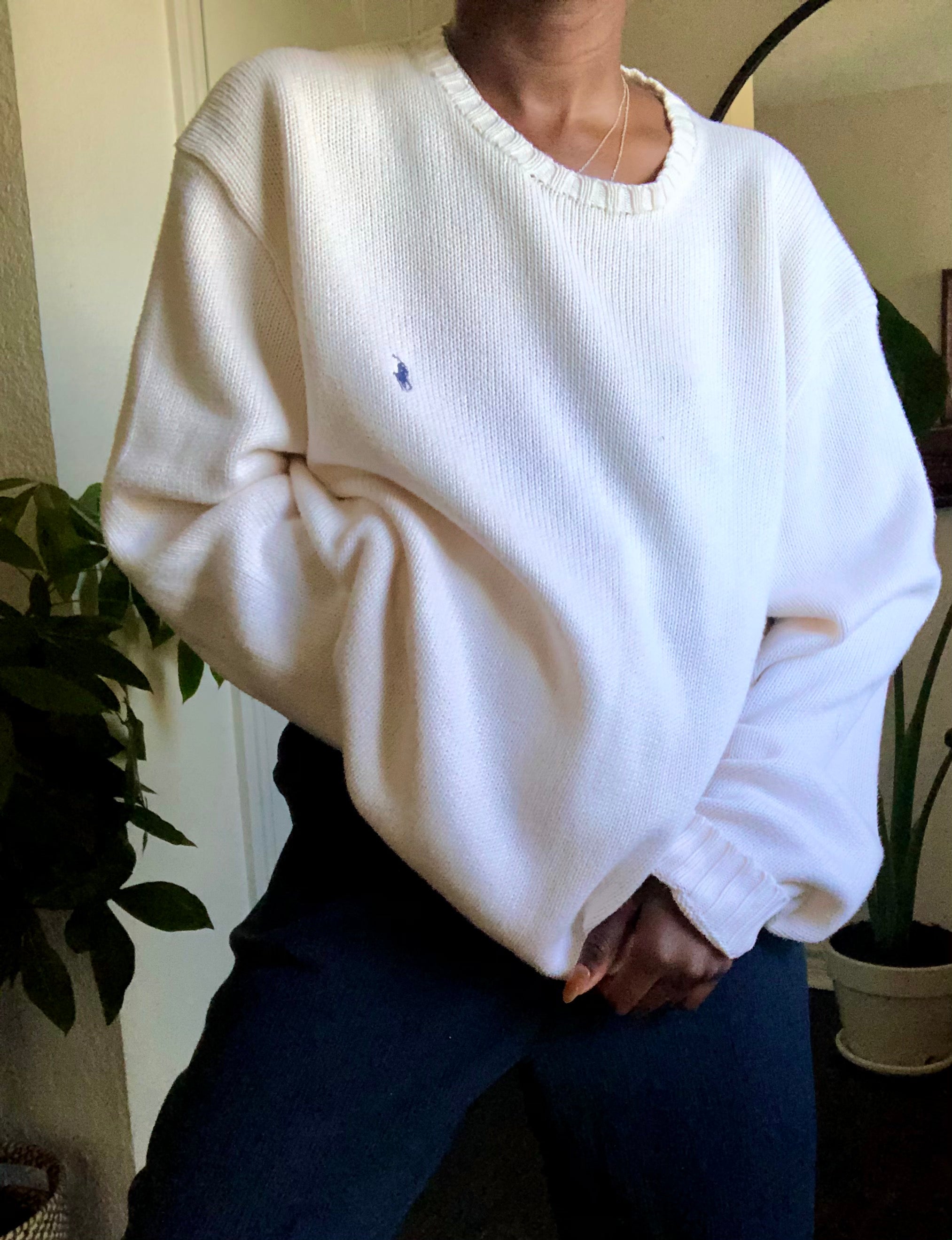 vintage polo knit sweater – OLUCHI VINTAGE